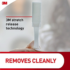 Command Poster Strips, Damage Free Hanging Poster Hangers, No Tools Wall Hanging Strips for Posters, 60 White Command Adhesive Strips