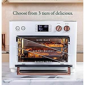 Cafe Couture Oven with Air Fry, 14 Cooking modes in 1 including Crisp Finish, Wifi, Matte White