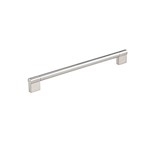 Richelieu Hardware BP527256195 Avellino Collection 10 1/8-inch (256 mm) Center-to-Center Brushed Nickel Modern Cabinet and Drawer Pull Handle for Kitchen, Bathroom, and Furniture