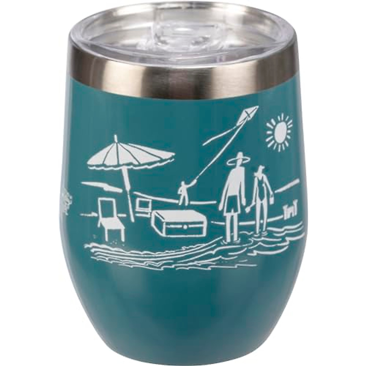 Primitives by Kathy Wine Tumbler - Beach Please