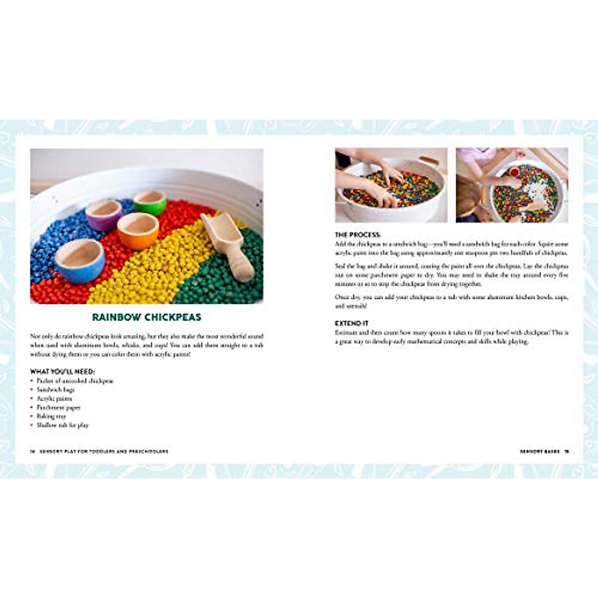 Sensory Play for Toddlers and Preschoolers: Easy Projects to Develop Fine Motor Skills, Hand-Eye Coordination, and Early Measurement Concepts