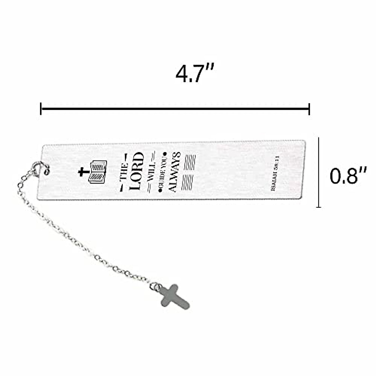 Inspirational Christian Gifts Bible Verses Bookmarks with Cross Pendants, Bookmark for Bible, Perfect for Reading Rewards, Church Supplies, Giveaways for Sunday School, Great Religious Christian Gifts