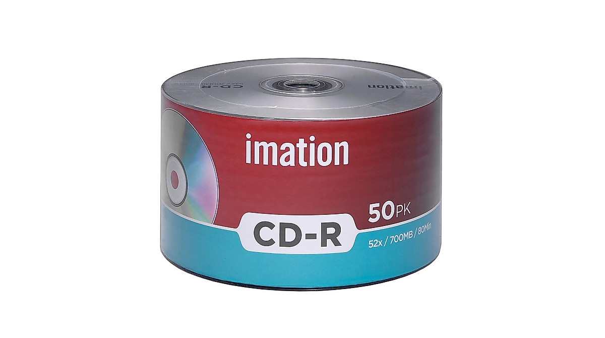 200 Pack Imation CD-R 52X 700MB Data Discs for Reliable Recording