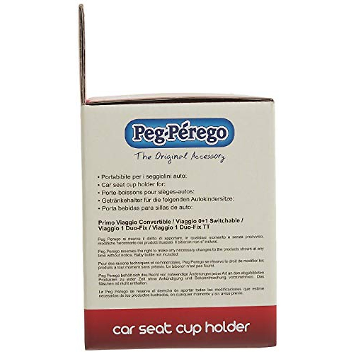 Peg Perego Convertible Cup Holder, Charcoal