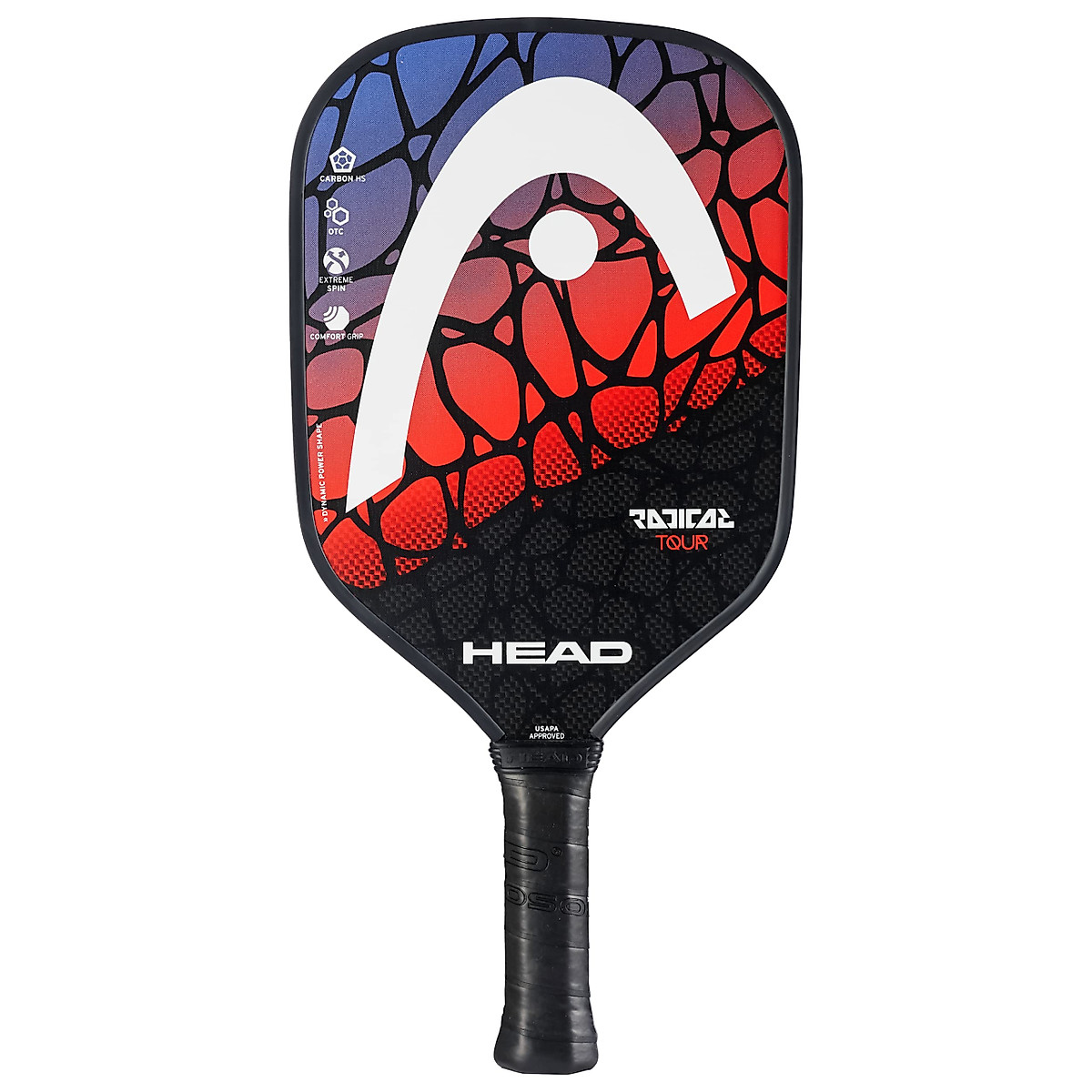 HEAD Radical Tour Classic Graphite 2 Paddle Bundle with Tour Team Drawstring Bag, 3-Pack Penn Outdoor Pickleballs