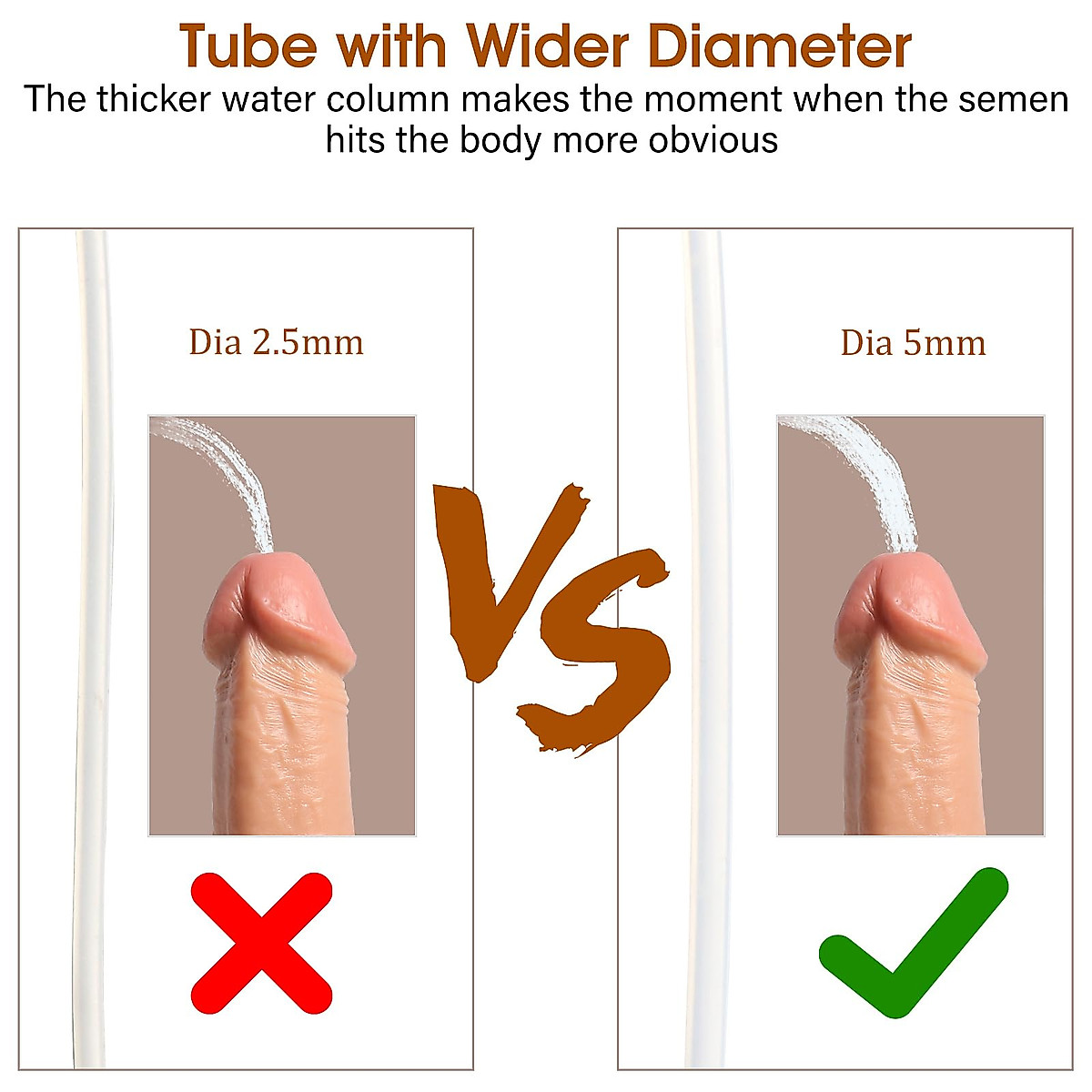 Realistic Squirting Dildo 8.66 Inch Ejaculating Cumming Dildo, Suction Cup G-Spot Anal Hands-Free Soft Dildos Fake Penis Cock, Sex Toy for Women Gay Men Solo Couples Pleasure