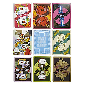 The Odd 1s Out Can't Catch Harry Card Game Original Game