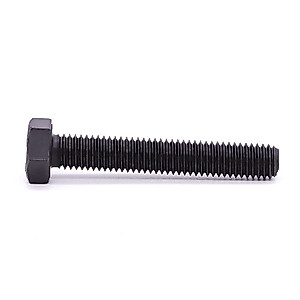 M12-1.75 x 40mm Hex Bolts, 12.9 Grade Alloy Steel, Black Oxide Finish, Full Thread, Coarse Thread UNC, Hexagon Head Bolts 10 PCS