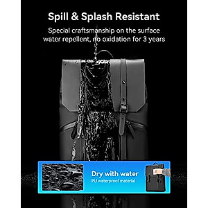 Vintage Backpack School College Versatile Book Bag Fits 15.6 Inch Laptop For Men&Women Classy Daypack Office Work Mochila Knapsack