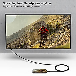 USB C to DVI Cable, Benfei USB Type-C to DVI Cable [Thunderbolt 3] Compatible for MacBook Pro 2019/2018/2017, Samsung Galaxy S9/S8, Surface Book 2, Dell XPS 13/15, Pixelbook and More - 6 Feet