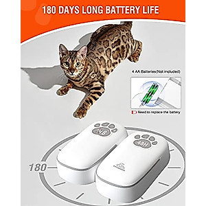 Madatop Automatic Wet Food Cat Feeders,2 Meals Digital Microchip Cat Feeder for Dog & Cat,Dry or Semi-Moist Pet Food Dispenser with 48 Hours Timer,Tamper Resistant Design (Cat Feeder)