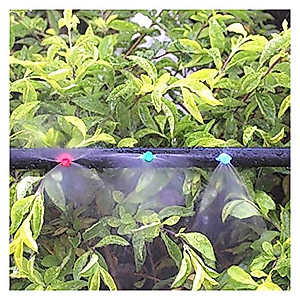 Greenhouse Micro Drip Irrigation 50Pcs 90/180/360 Degree Refraction Spray Nozzle Garden Greenhouse Irrigation System Atomizing Nozzle (Color : 360 Degree)