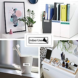 Unistar TZ Tape 12mm 0.47 Laminated White Replacement for Brother Label Maker Tape TZe-231 TZe231, Compatible for Brother Ptouch PT-D210 PT-D400 PT-D600 PT-1280, 26.2 Feet, 5 Pack