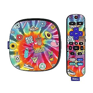 MightySkins Skin Compatible with Roku Ultra HDR 4K Streaming Media Player (2020) - VSCO Girl | Protective, Durable, and Unique Vinyl Decal wrap Cover | Easy to Apply | Made in The USA