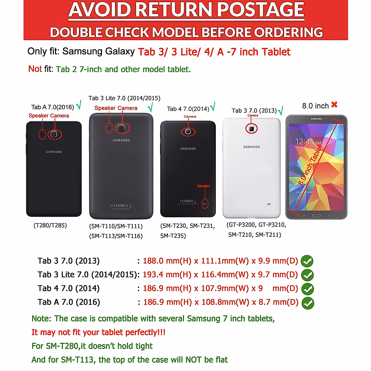 Kids Proof Case for Samsung 7 inch Tablet Galaxy Tab A/3/3 Lite/4/E Lite 7.0-CHINFAI [Cartoon Robot Series] Silicone Handle Stand Case Cover for Tablet SM-T280/T113/T230 (Blue)