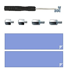 M.2 SSD Mounting Screws Kit for Asus/msi Motherboards， with Nvme m2 Cooling pad