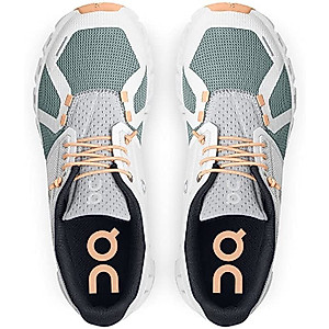 ON Women's Cloud 5 Push Sneakers, White/Cobble, 10.5