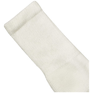 thorlos mens Bx Max Cushion Crew basketball socks, White, Large US