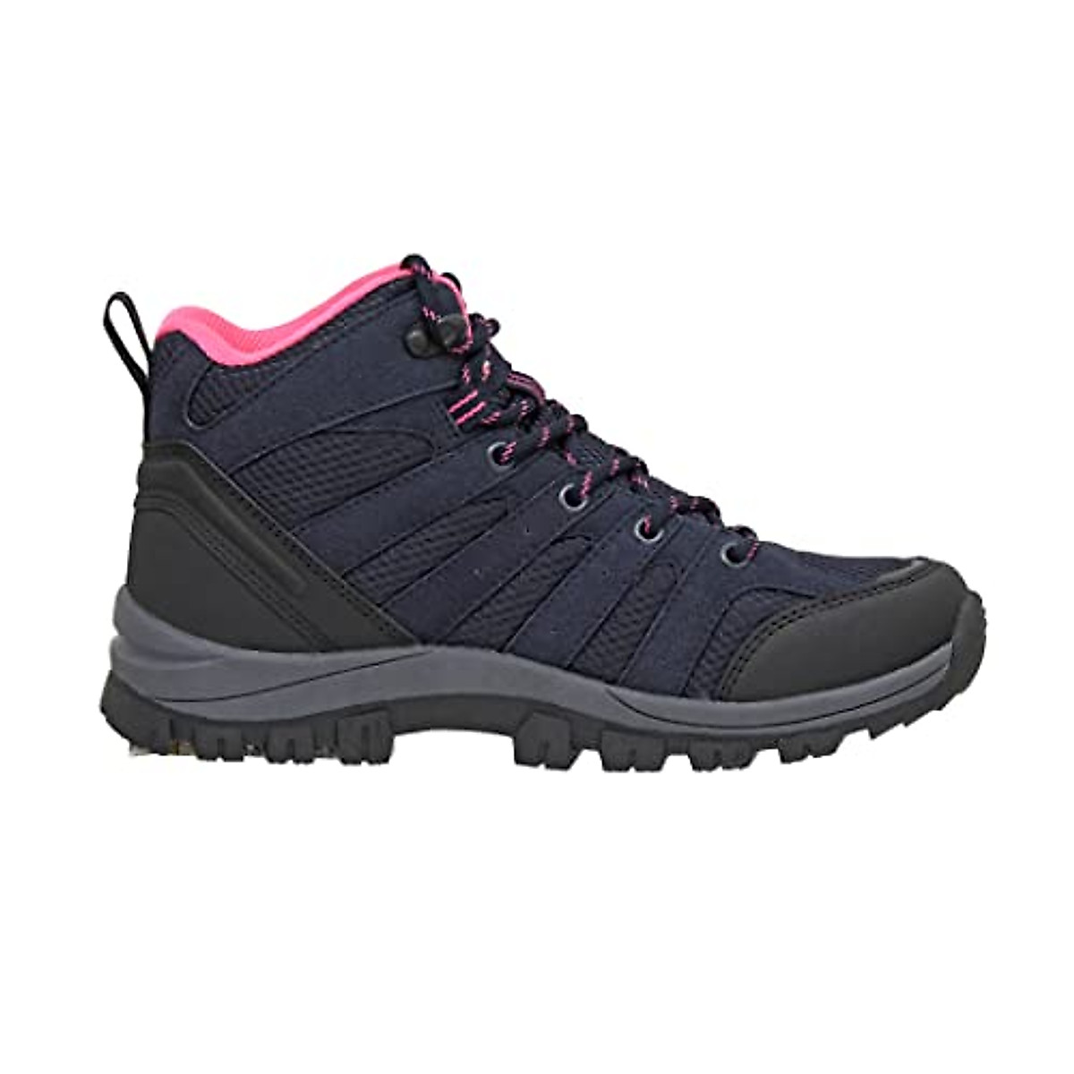 CUSHIONAIRE Women's Bixton Hiking Boot, Navy M 8.5