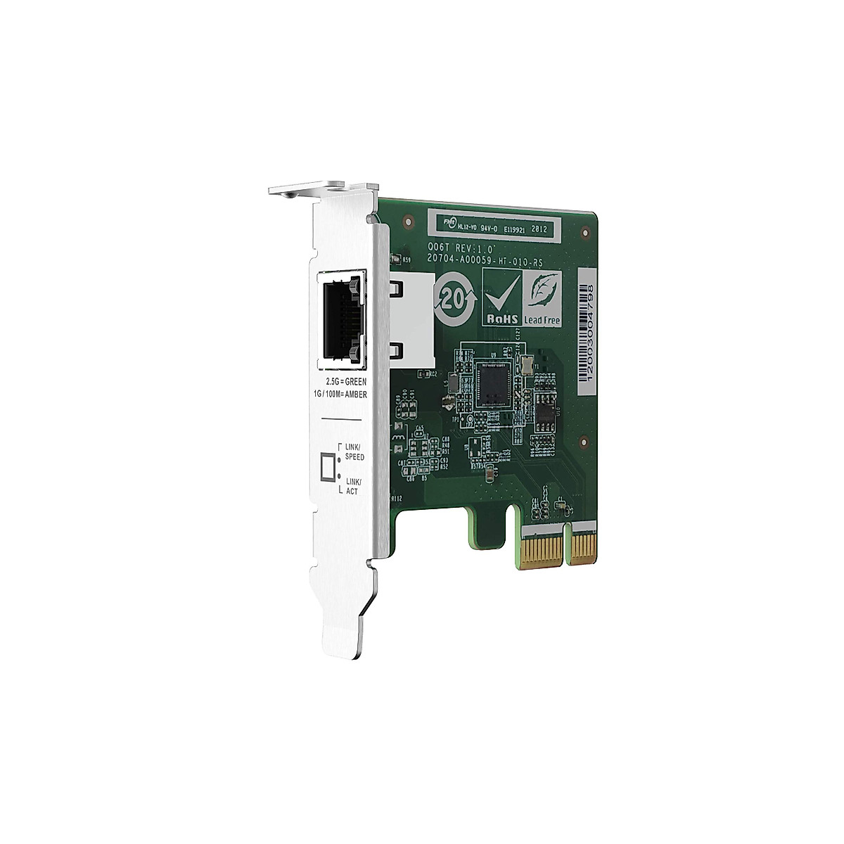 QNAP QXG-2G1T-I225 Single Port 2.5GbE 4-Speed Network Card