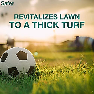 Safer Brand 9335SR Lawn Restore Natural Lawn Fertilizer - Non-Burning Fertilizer - 9-0-2 NPK - Covers up to 5,000 Sq Ft