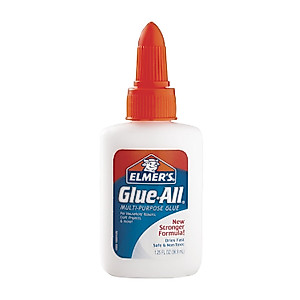 Elmer's Glue-All Multi-Purpose Glue, 1.25 Ounces, White (E1323)