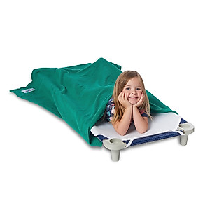 ROLLEE POLLEE Children's Nap Blanket, Super Soft Anti-Pill Fleece Blanket for Toddlers and Kids, 36" x 48" (Blue, Single)