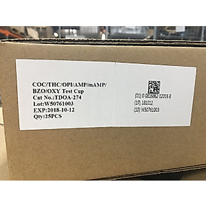 10 Panel T-Cup Multi Drug Urine Test Kit (500)(Multiple Quantities)(COC/THC/OPI/BZO/MAMP/TCA/OXY/BUP/BAR/MTD)