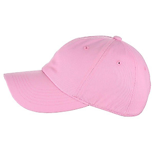 C.C Unisex Classic Blank Low Profile Cotton Unconstructed Baseball Cap Dad Hat Light Pink