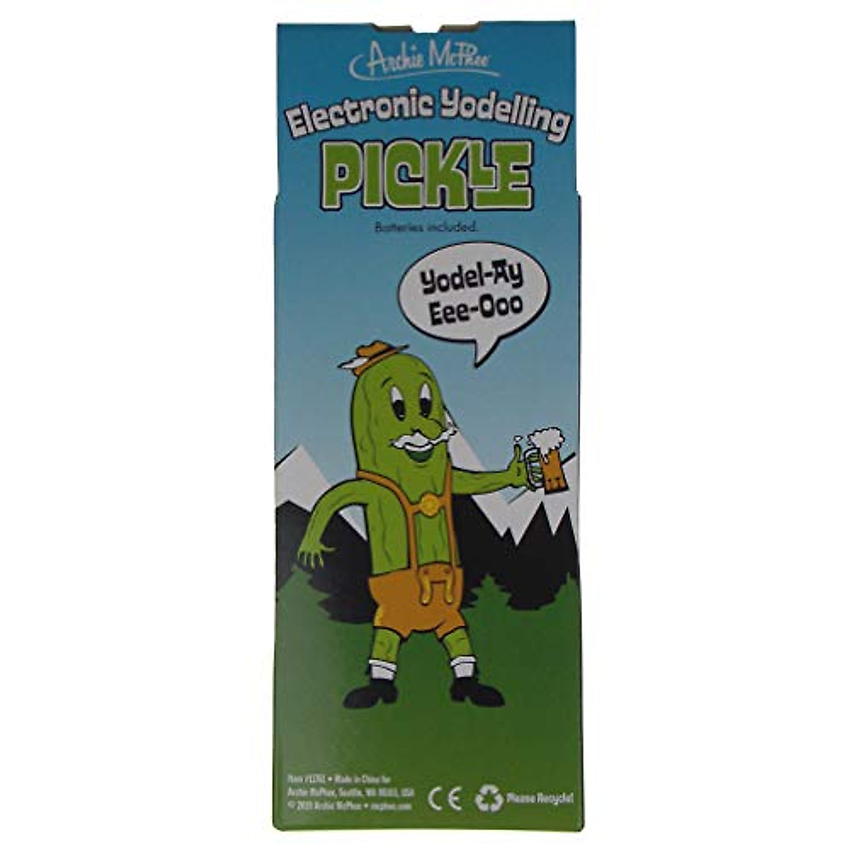 Yodelling Pickle Bundled with a Pickle Pen