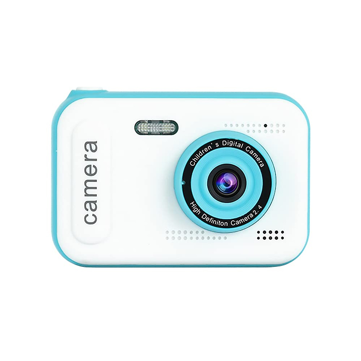 Namolit 1080P Mini Kids Digital Camera Digital Video Camera for Kids Dual Lens 2.4 Inch IPS Screen Built-in Battery Cute Photo Frames Interesting Games with Neck Strap Birthday