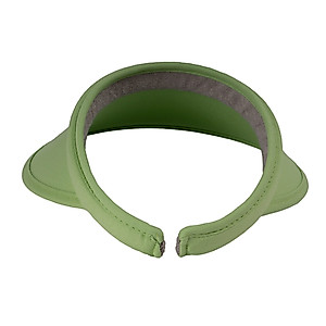 TopHeadwear Sports Cotton Twill Clip-On Visor 3.5 Inch Wide Brim, Jade Lime