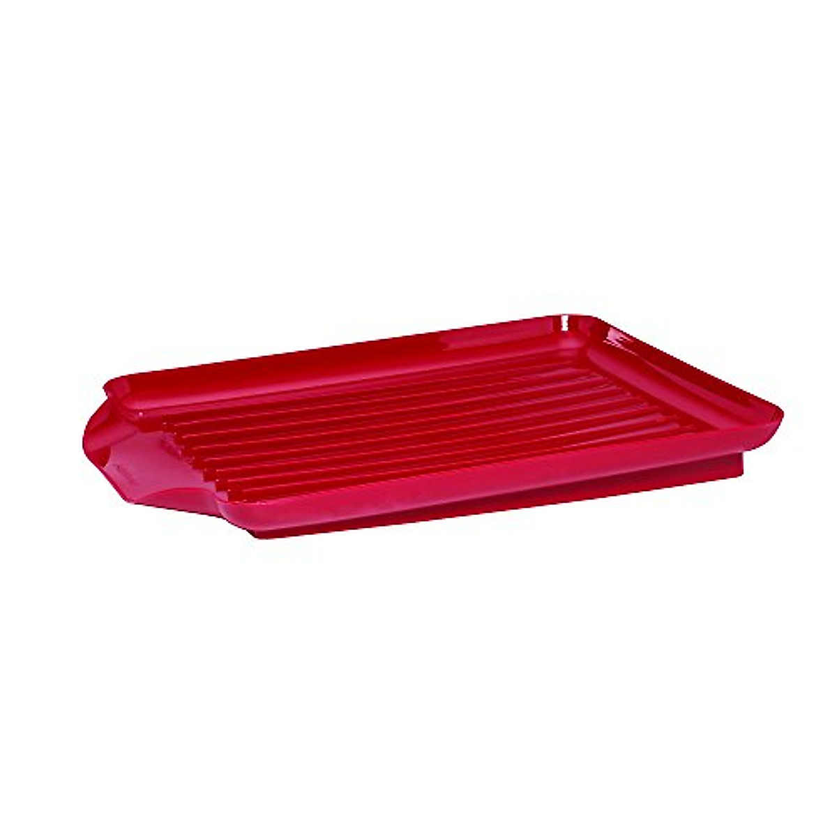 Farberware 3-Piece Dish Rack Set, Red