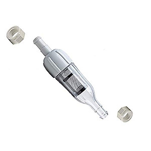 MAKHOON Pool Cleaner Assembly 48-080 with 2 Feed Hose Nuts D15 Replacement Compatible with Polaris Zodiac 48-080 in-Line Filter and Replace Universal Wall Fitting (UWF) Filter Screen 6-504-00 (1)