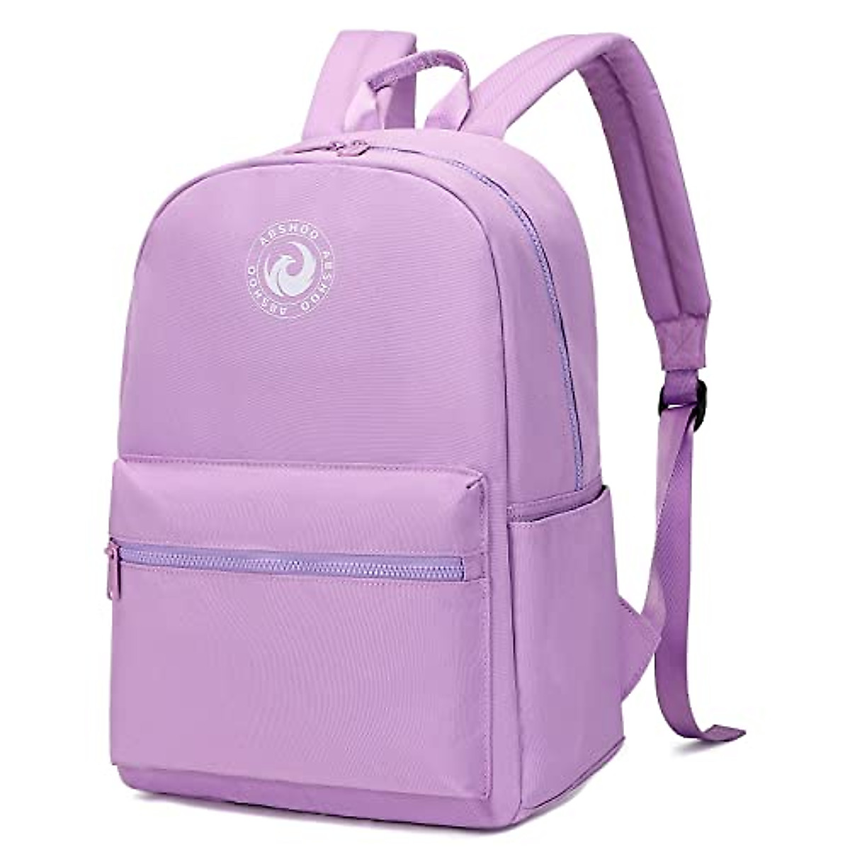 Abshoo Lightweight Backpack for School Classic Basic Water Resistant Casual Daypack Plain Bookbag (Purple)