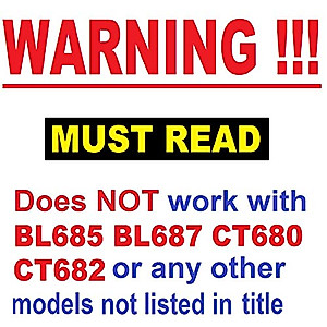 Replacement 64oz (8 Cup) Food Processor Bowl with Locking Lid Only for Ninja BL680 BL680A BL681A BL682 BN801 BN805 BL910 Auto-iQ Duo Blender