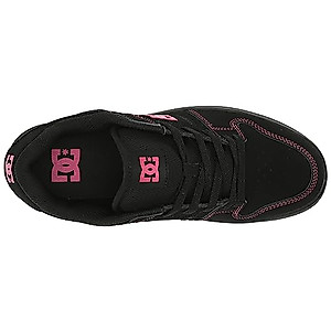 DC Women's Manteca 4 Low Skate Shoe, Battleship/Crazy Pink, 9.5