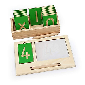 Amazing Child Mini Grooved Number Tiles with Stylus
