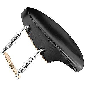 Teka All-Size Viola Chinrest - Ebony with Standard Bracket