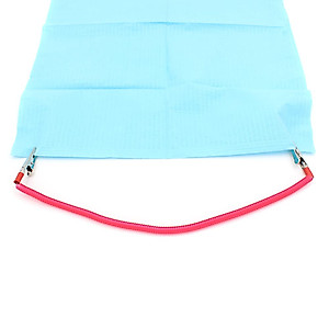 RZJZGZ 4Pcs Dental Napkin Clip Bibs Holder Clips Flexible Metal Elastic Dental Bib Chain for Bibs/Face Cover/Kids Adult and Elderly