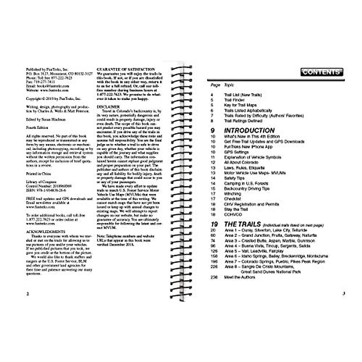 Guide to Colorado Backroads & 4-Wheel-Drive Trails (FunTreks Guidebooks)