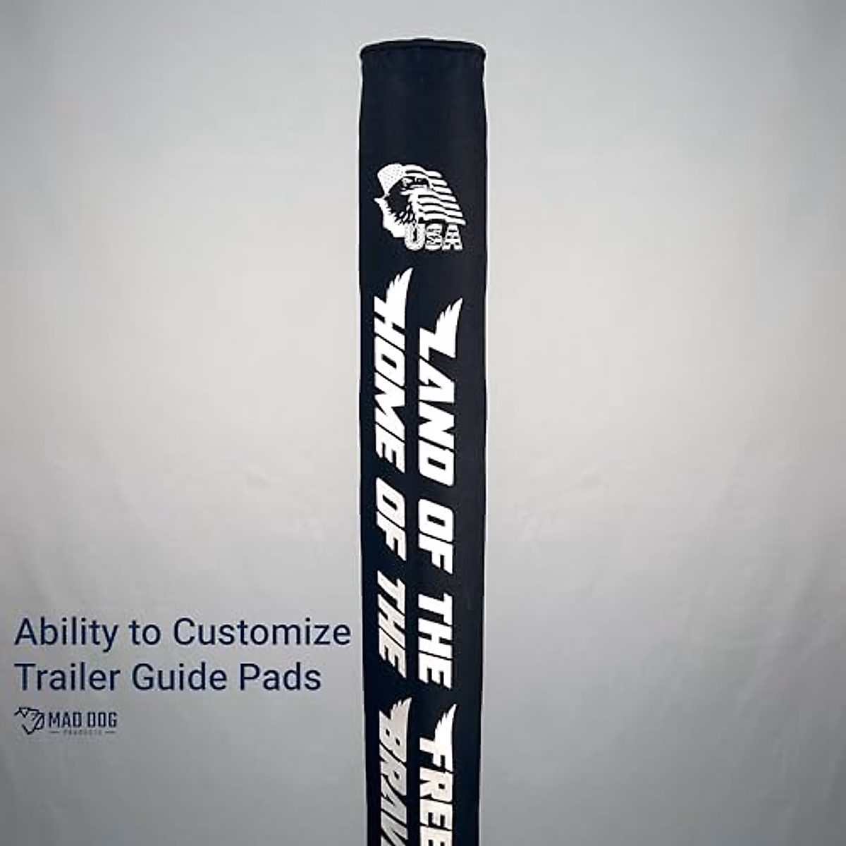 60" Pair of Royal Boat Trailer Guide Pole Pad and Cover with Capped Ends - Heavy Duty UV Fade Proof Canvas by Mad Dog Products -Sold in Pairs