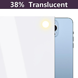 White Acrylic Sheet 12" x 16" x 1/8", 2 Pack ANRISIN 38% Translucent White Cast Acrylic Sheets for DIY Projects, Laser Cutting & Engraving Friendly