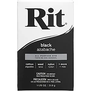 Rit, Black Purpose Powder Dye, 1-1/8 oz