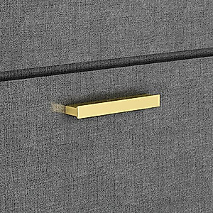 Homsee Modern Shoe Storage Cabinet with 3 Flip Drawers & Metal Legs, Wood 3-Tier Shoe Rack Storage Organizer for Entryway, Hallway & Bedroom, Grey (31.5”L x 9.5”W x 51.57”H)