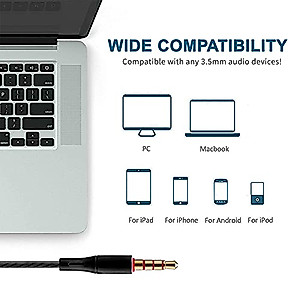 XINLIANG Earbuds Wired Earphones 5 Pack 3.5mm in-Ear Headphones with Microphone for Laptop, Tangle Free Ear Buds for Chromebook, Android, Gaming, Mp3, Cheap Earbuds for Kids School Students