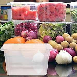 Kichvoe 1 Set plastic freezer organizer vegetable tray with lid food storage containers food prep storage containers freezer containers plastic storage containers bread with cover bacon