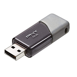 PNY 64GB USB 3.0 Flash Drive Turbo Attache 3 (20 Pack Bulk) Thumb Drives Bundle with (10) Everything But Stromboli Lanyard (P-FD64GTBOP-GE)