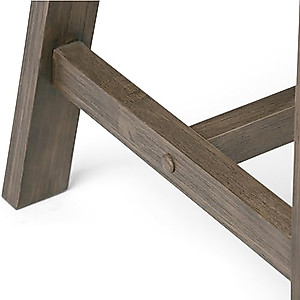 SIMPLIHOME Dylan SOLID WOOD Modern Industrial 60 inch Wide Home Office Desk, Writing Table, Workstation, Study Table Furniture in Driftwood