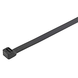 GTSE 14 Inch Black Heavy Duty Zip Ties, 100 Pack, 120lb Strength, UV Resistant Nylon Cable Ties, Self-Locking 14" Tie Wraps